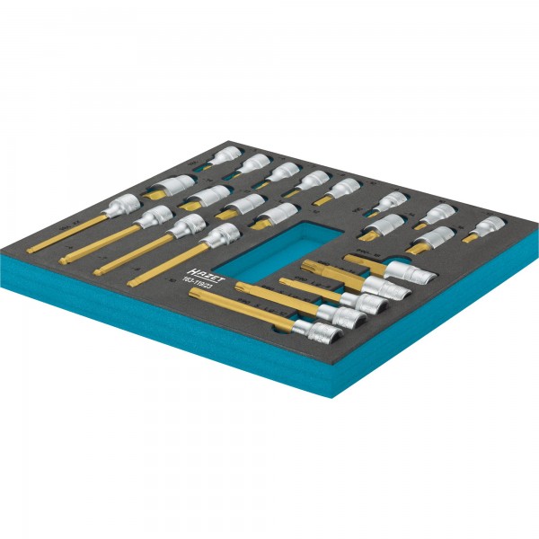 Wholesale Hazet 23 Pce 1/2" Hex & XZN Screwdriver Socket Set 163-119/23 Modular Insert Tray ...