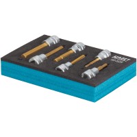 Wholesale Hazet 6 Pce 3/8" Hex Screwdriver Socket Set 163-302/6 Modular Insert Tray Online ...