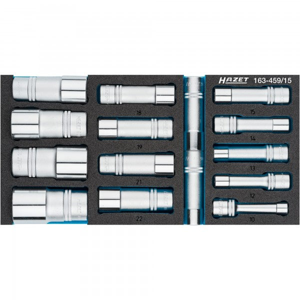 Hazet 15 Pce Socket Set 163-459/15 Modular Insert Tray For Sale Online – OZSWISS EUROPEAN TOOLS