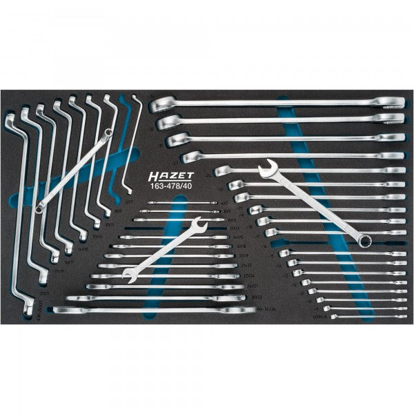 Wholesale Hazet 40 Pce Wrench Set 163-478/40 Modular Insert Tray Online | OzSwiss European Tools