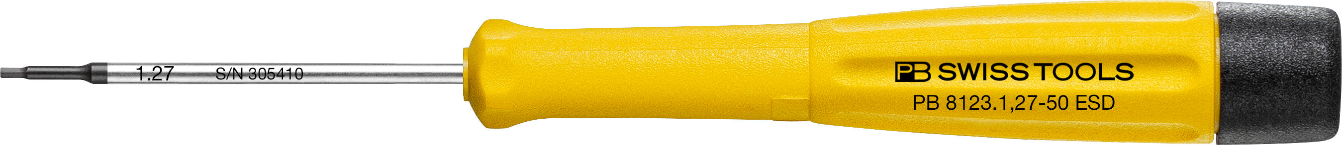 Wholesale PB Swiss ESD Screwdriver for Hex Socket Screws 1.27 x 50mm Online | OzSwiss European Tools