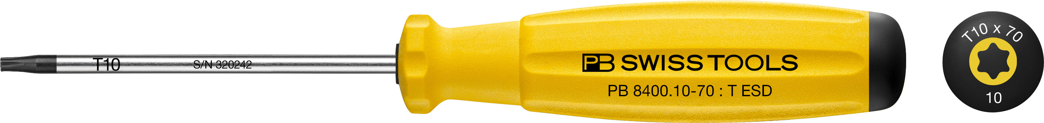 Wholesale PB Swiss Torx TX10 SwissGrip ESD Screwdriver Online | OzSwiss European Tools