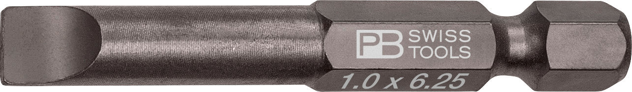 Wholesale PB Swiss PrecisionBit Design E 6.3 (1/4") for Slotted Screws 1.0 x 6.25 x 24mm Online ...