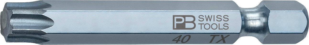 Wholesale PB Swiss PrecisionBit Design E 6.3 (1/4") for Torx Screws TX40 x 24mm Online | OzSwiss ...