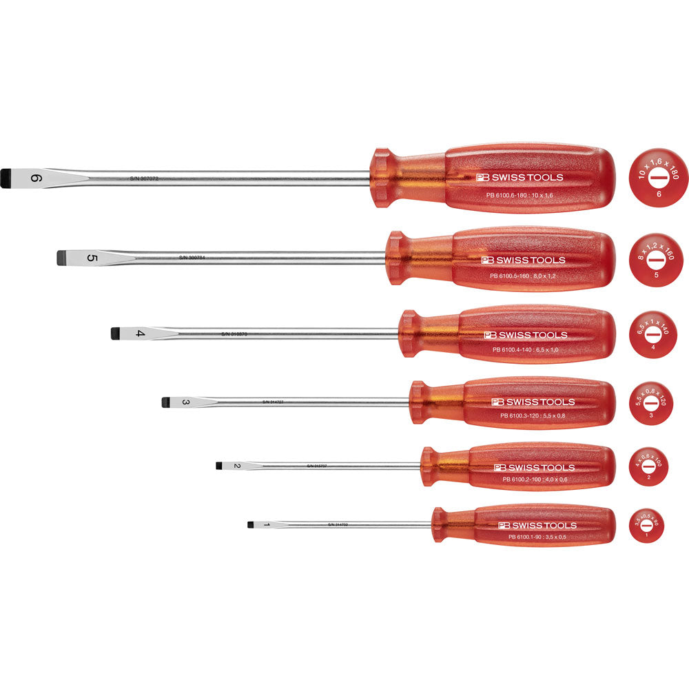 Wholesale PB Swiss 6 Pce Slotted Multicraft Screwdriver Set Online ...