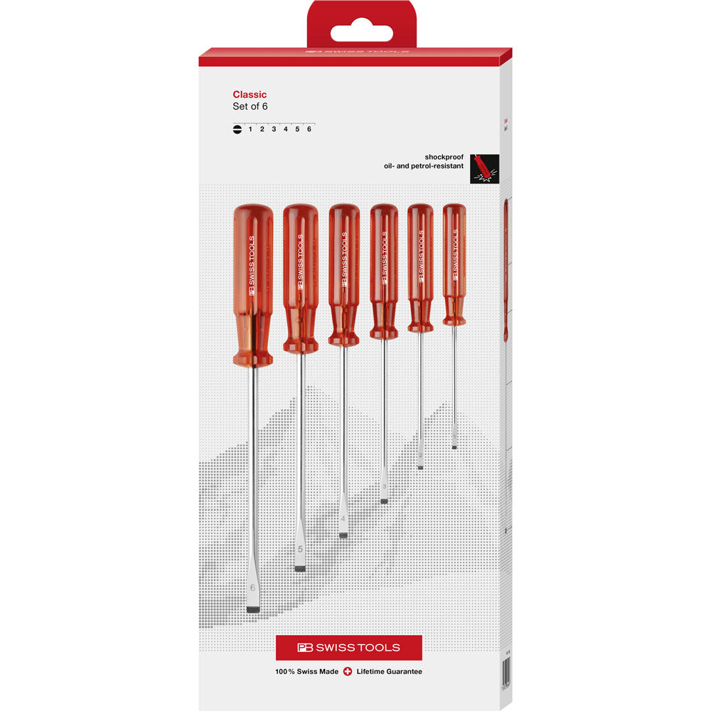 Wholesale PB Swiss 6 Pce Slotted Classic Screwdriver Set Online ...