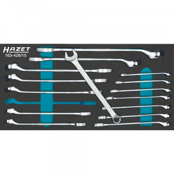 Wholesale Hazet 15 Pce Metric Combination Wrench Set 163-428/15 Modular Insert Tray Online ...