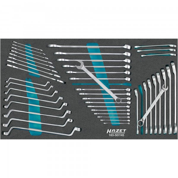 Wholesale Hazet 45 Pce Wrench Set 163-507/45 Modular Insert Tray Online | OzSwiss European Tools
