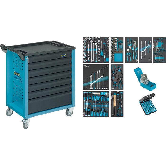 Wholesale Hazet 217Pce 7 Drawer Tool Trolley Assistent 177-7/217 Online | OzSwiss European Tools