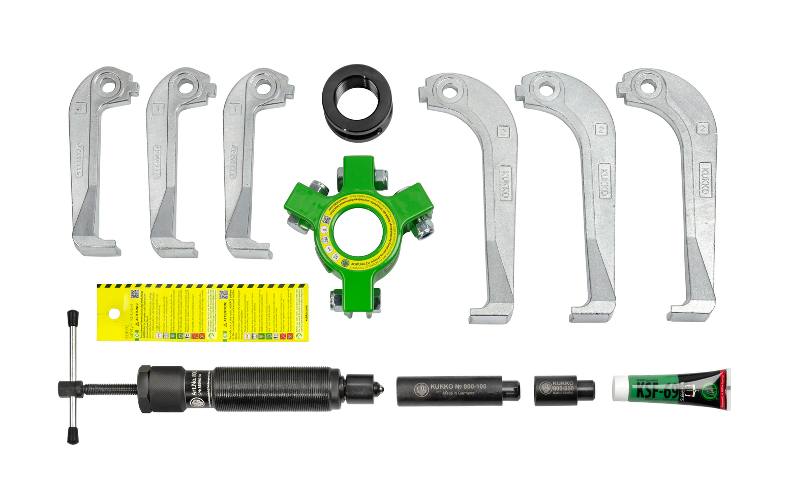 Wholesale Kukko Hydraulic "4 Puller" Set with Self-Centring Puller ...