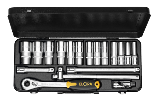 Wholesale Elora Socket Set 1/2in bi-hexagon 18 Pce 10-32mm 770-LTIK ...