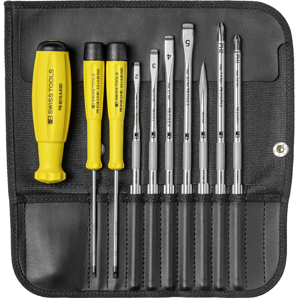 Wholesale PB Swiss 10 Pce Slotted & Phillips ESD Screwdriver Set Online ...