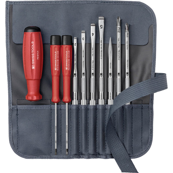 Wholesale PB Swiss SwissGrip Slotted & Phillips Screwdriver 9 Pce Set with Interchangeable ...