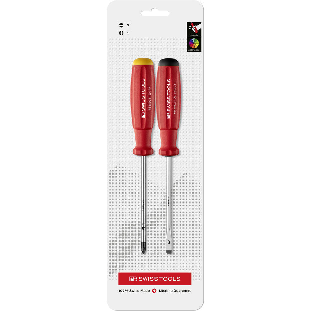 Wholesale PB Swiss SwissGrip Slotted (3mm) & Phillips (PH1) Screwdriver ...