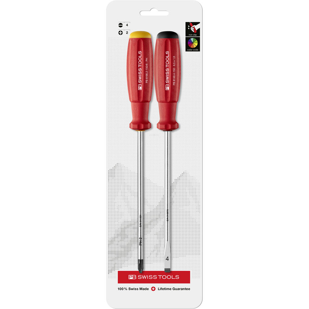 Wholesale PB Swiss SwissGrip Slotted (4mm) & Phillips (PH2) Screwdriver ...