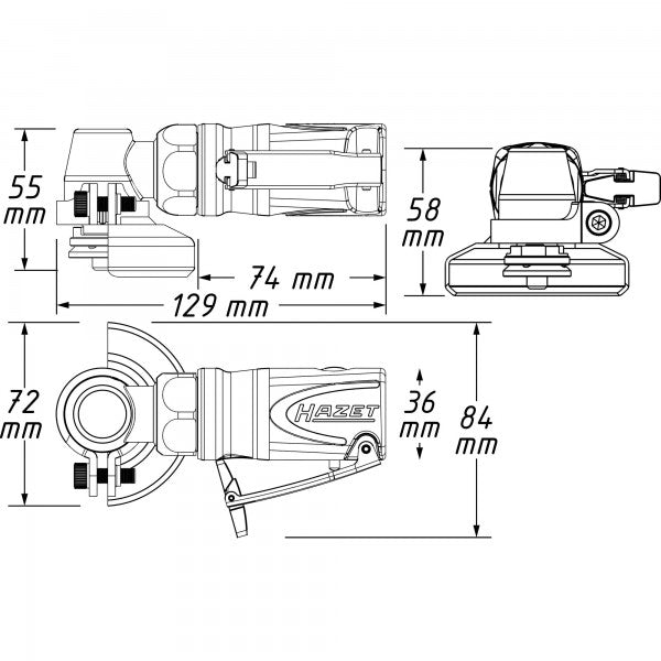 Wholesale Hazet Mini Right-Angle Grinder 9033M-7 Online | OzSwiss ...