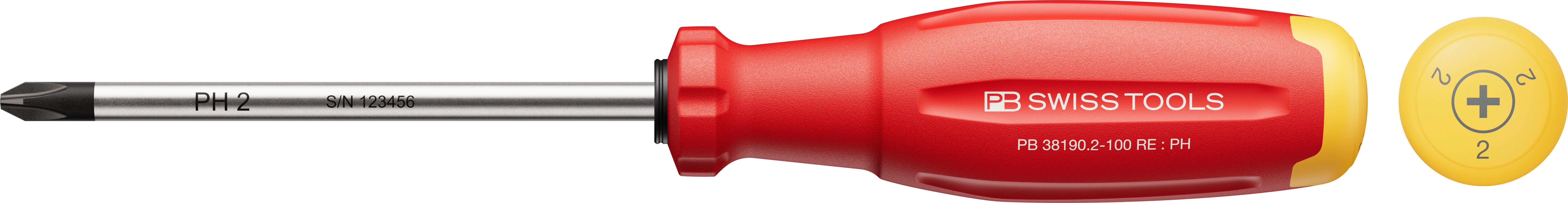 Wholesale PB Swiss 38190 RainBow SwissGrip Evo Phillips Screwdriver PH2 ...