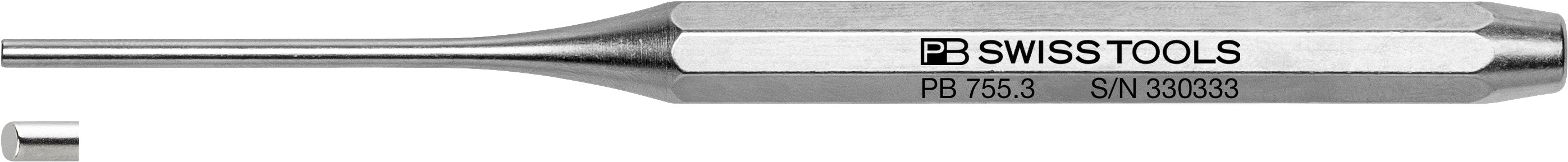 Wholesale PB Swiss 755 Pin Punch Drift Punch Octagonal Long 3mm x 150mm ...