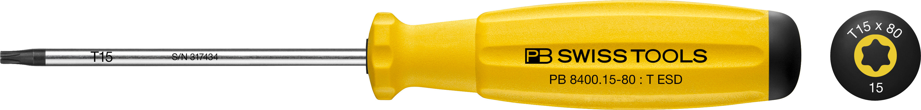 Wholesale PB Swiss Torx TX15 SwissGrip ESD Screwdriver Online | OzSwiss ...