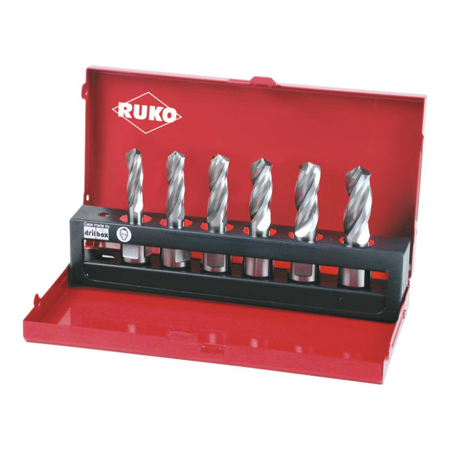 Wholesale Ruko 6-piece Set of Solid Drills "Solid 3S" HSS with Weldon ...
