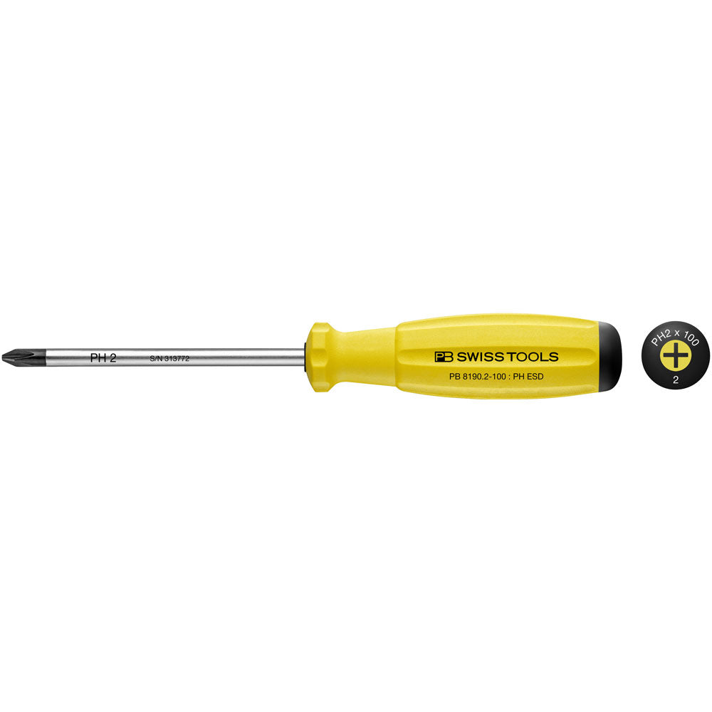 Wholesale PB Swiss 8190 ESD SwissGrip Phillips Screwdrivers (Various ...