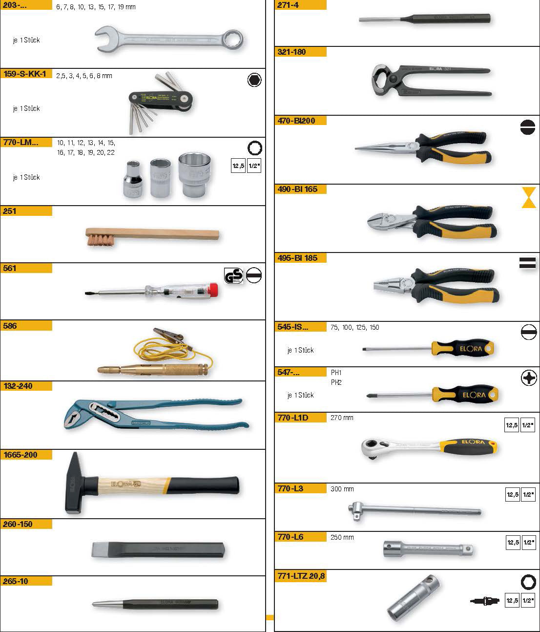 Wholesale Elora Tool Assortment 48 Pce WS-9M Online | OzSwiss European ...