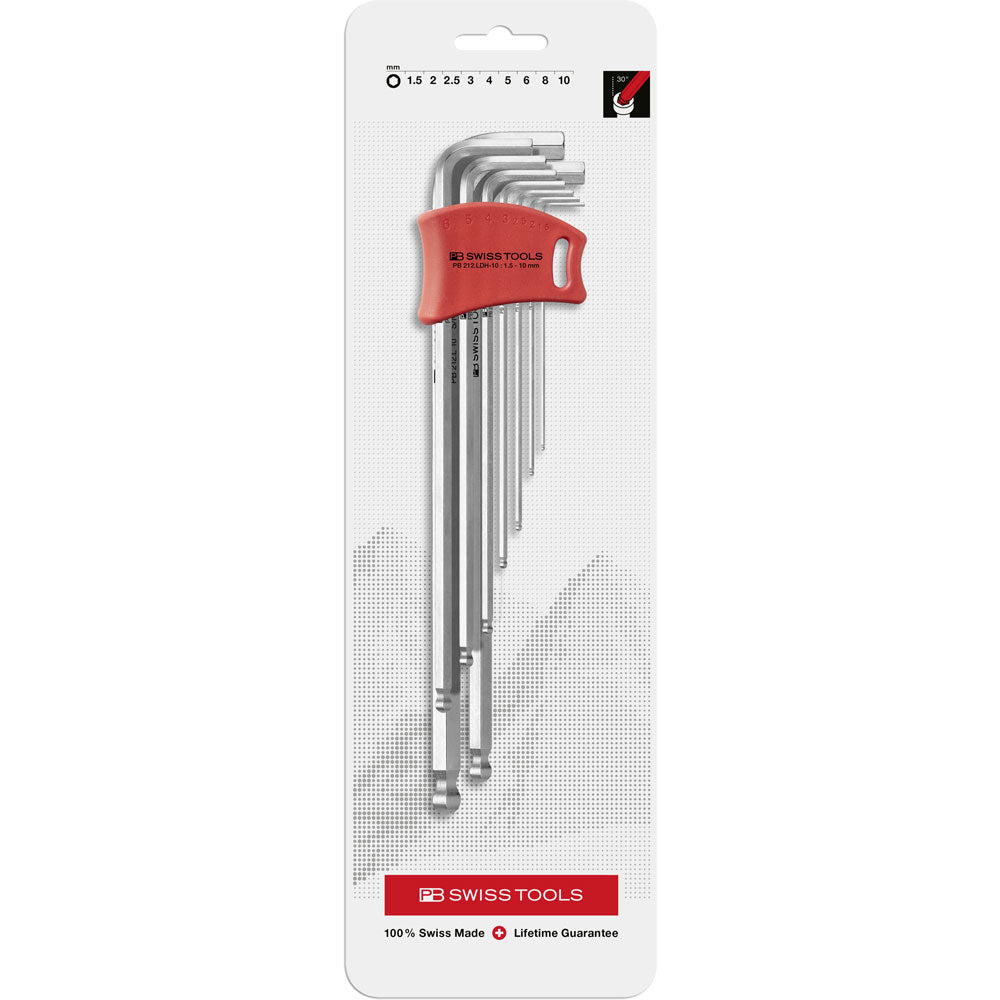 Wholesale PB Swiss 9 Pce Metric Long Arm Ball End Hex Key Set in ...