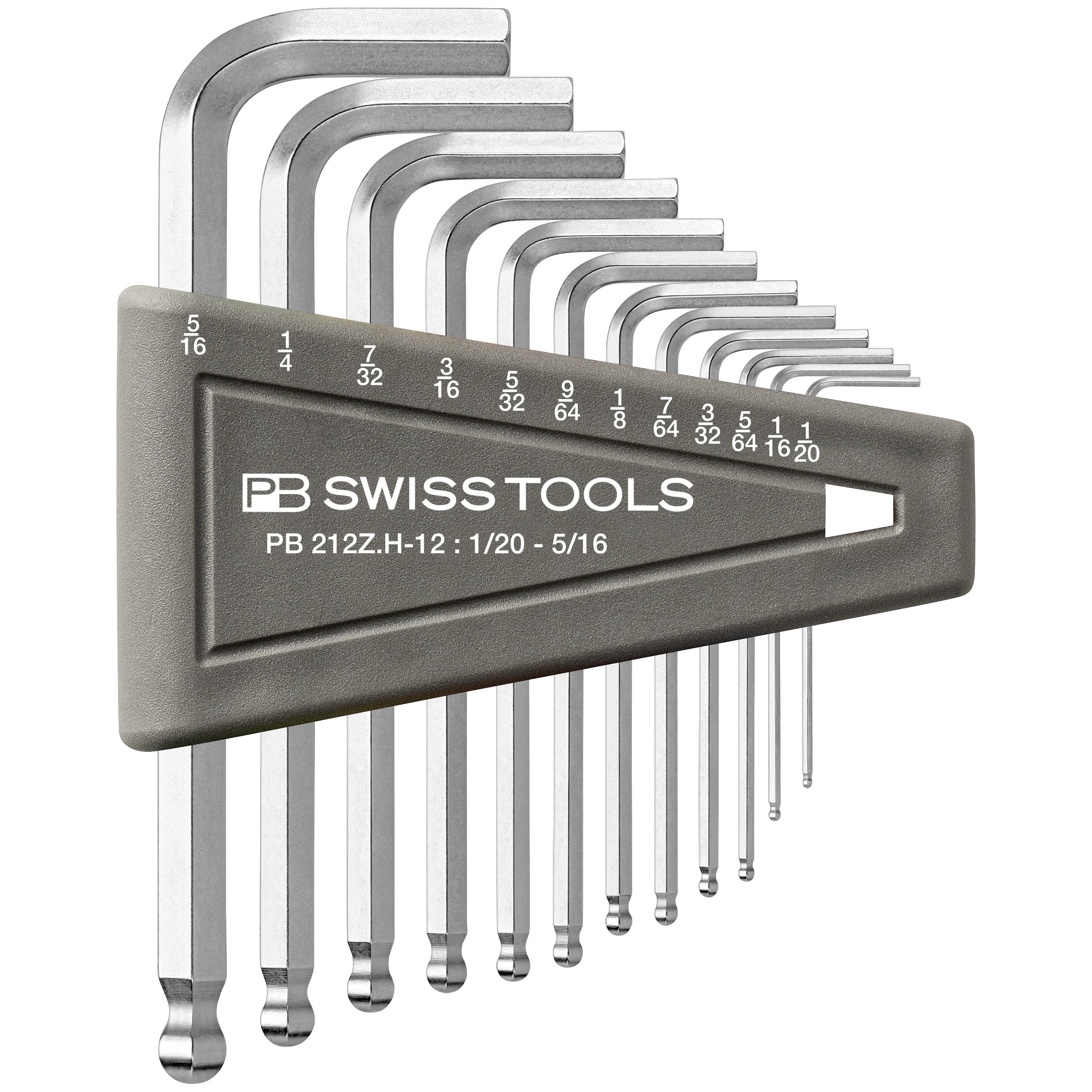 Wholesale PB Swiss 12 Pce Imperial Ball End Hex Key Set (1/2"-5/16 ...