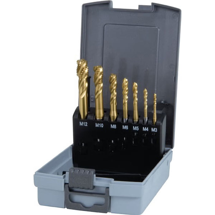 Wholesale RUKO 7 Piece Machine Spiral Taps Type C HSS TiN in Plastic ...