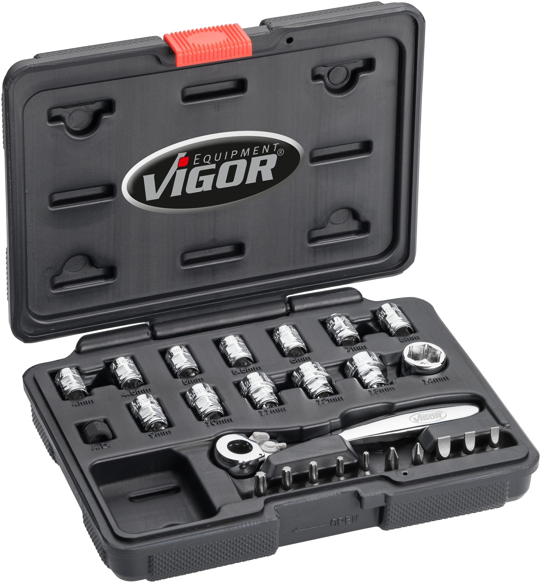 Wholesale Vigor 25 Piece Socket Set Super Flat V5202 Online | OzSwiss ...