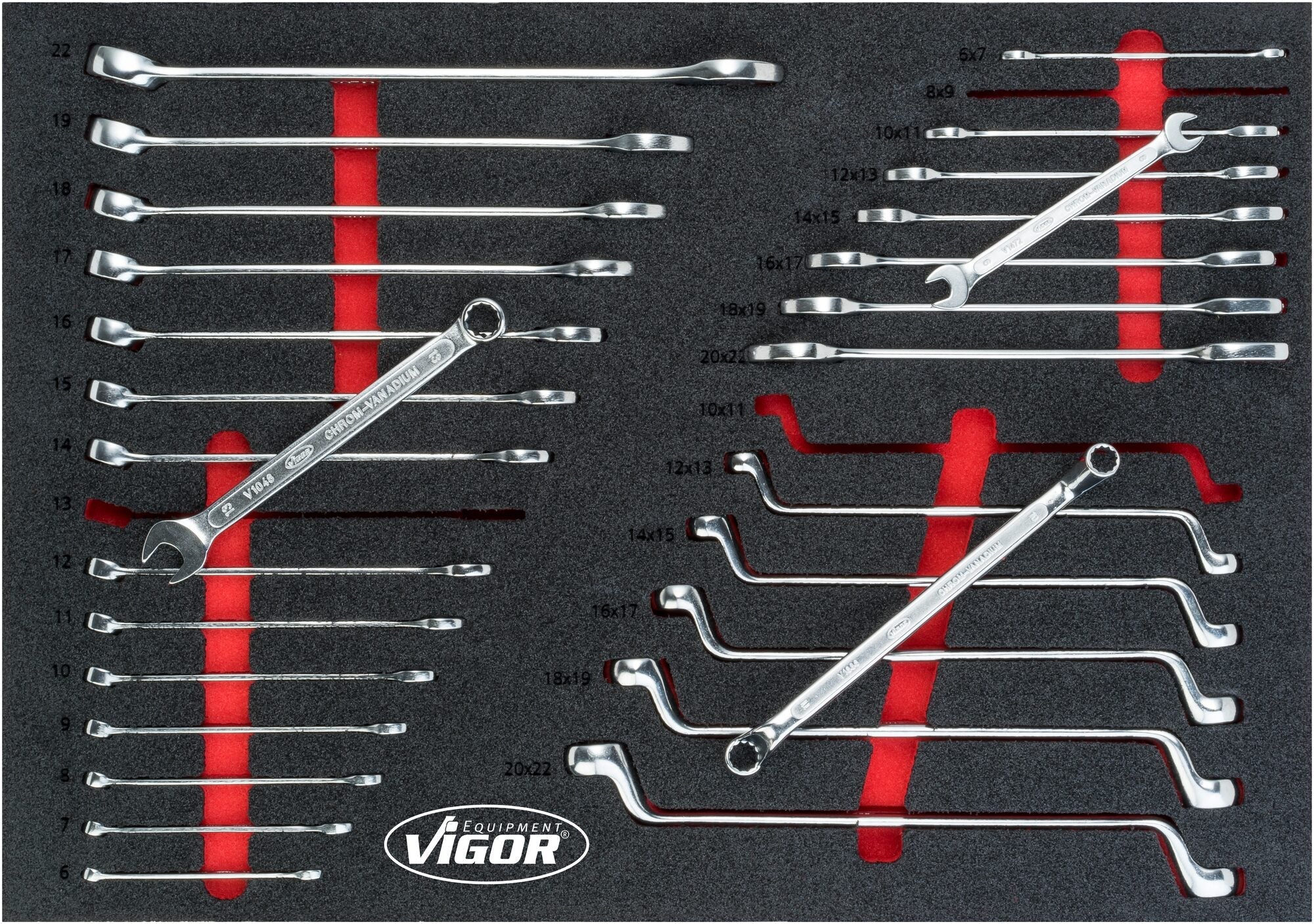 Wholesale Vigor 29 Piece Wrench Set V6726 Modular Insert Tray Online ...